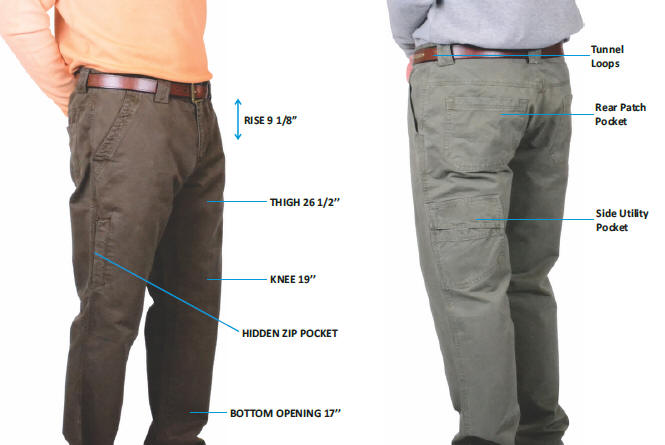 Vintage 1946 Distressed Khakis from Dann, Washed Stoned and Beaten ...